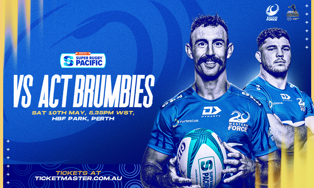 Gameday Info - Force vs Brumbies - Saturday 10 May