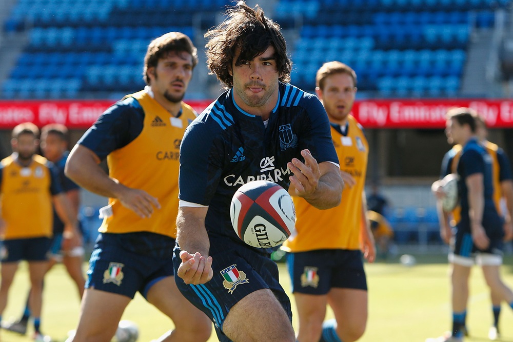 The Aussie taking on ABs with Italy