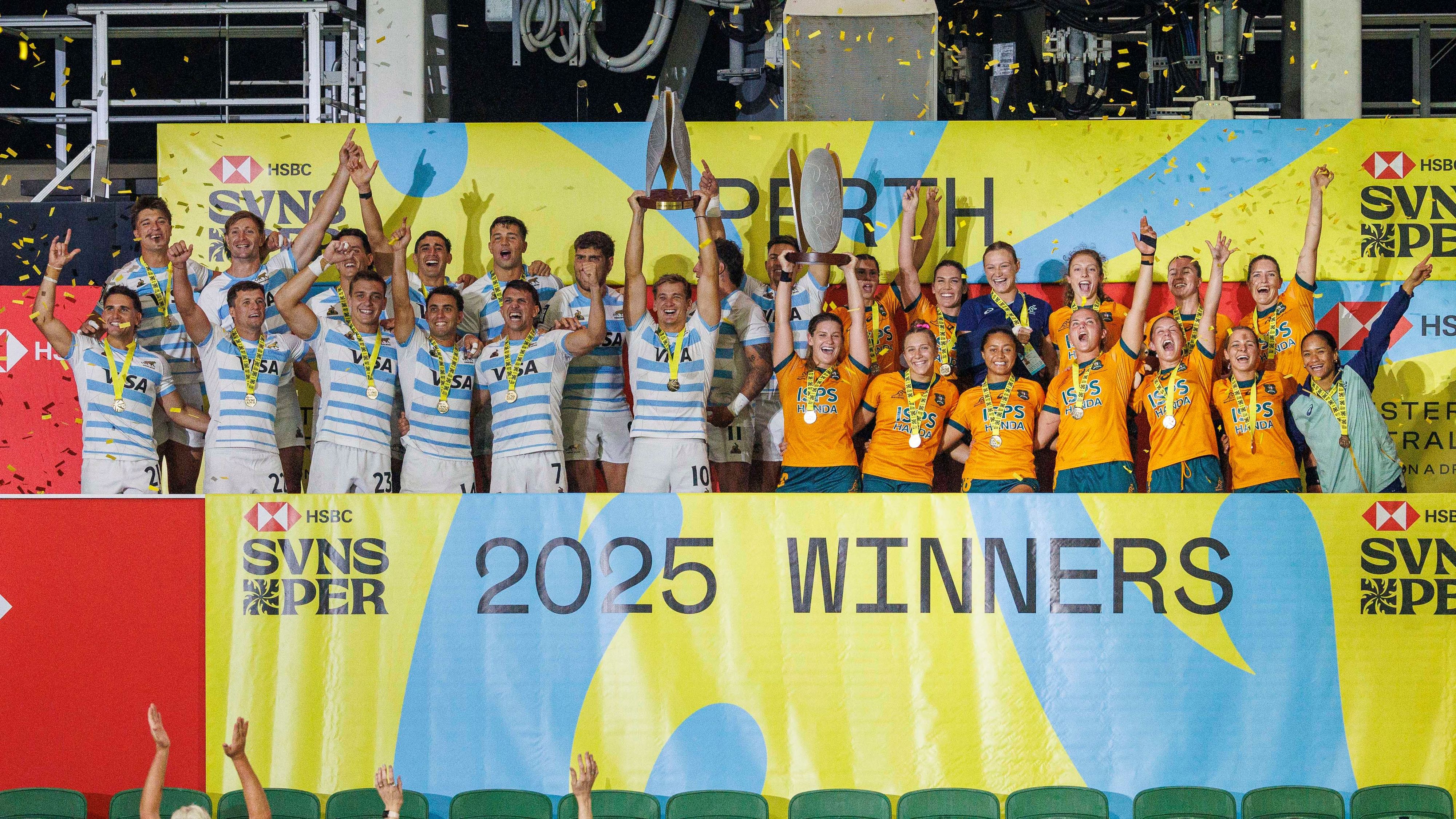 Australia and Argentina win HSBC SVNS Perth in front of sell-out crowd