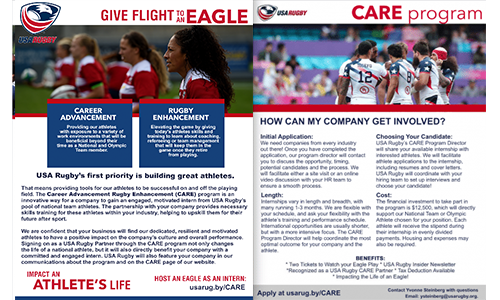 USA Rugby Announces CARE Program in Support of Athlete Development Post ...