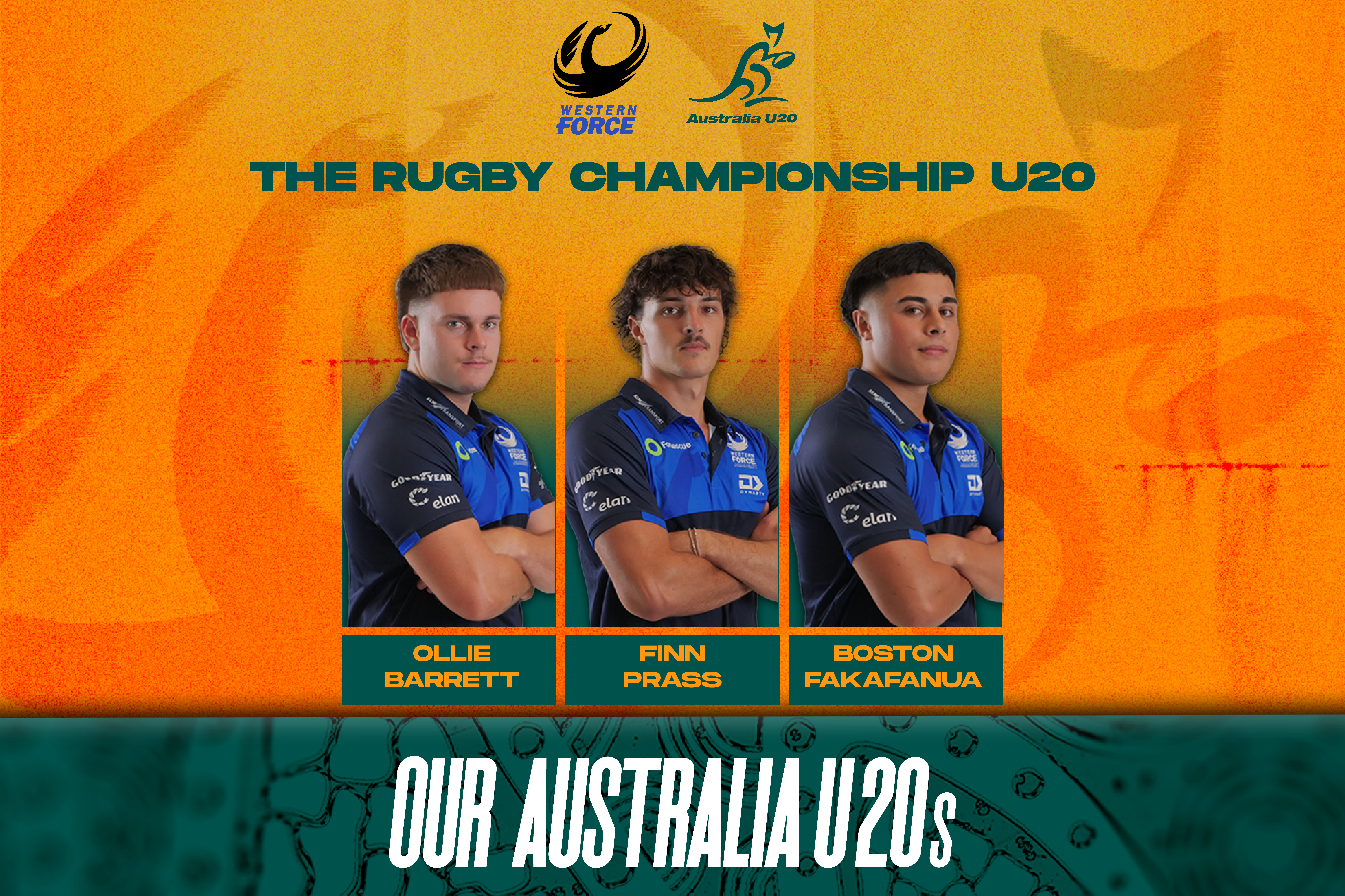 Force Academy trio named in Australia squad for U20s TRC