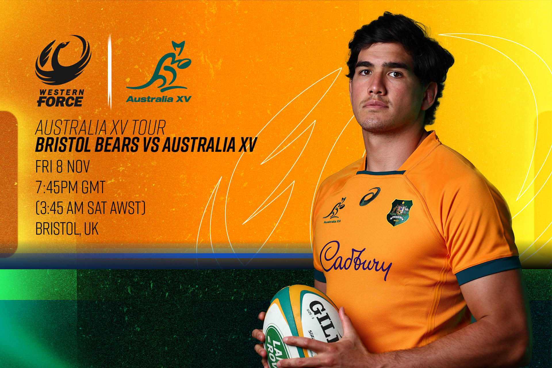 Six Force players in Australia XV team with Swain to captain