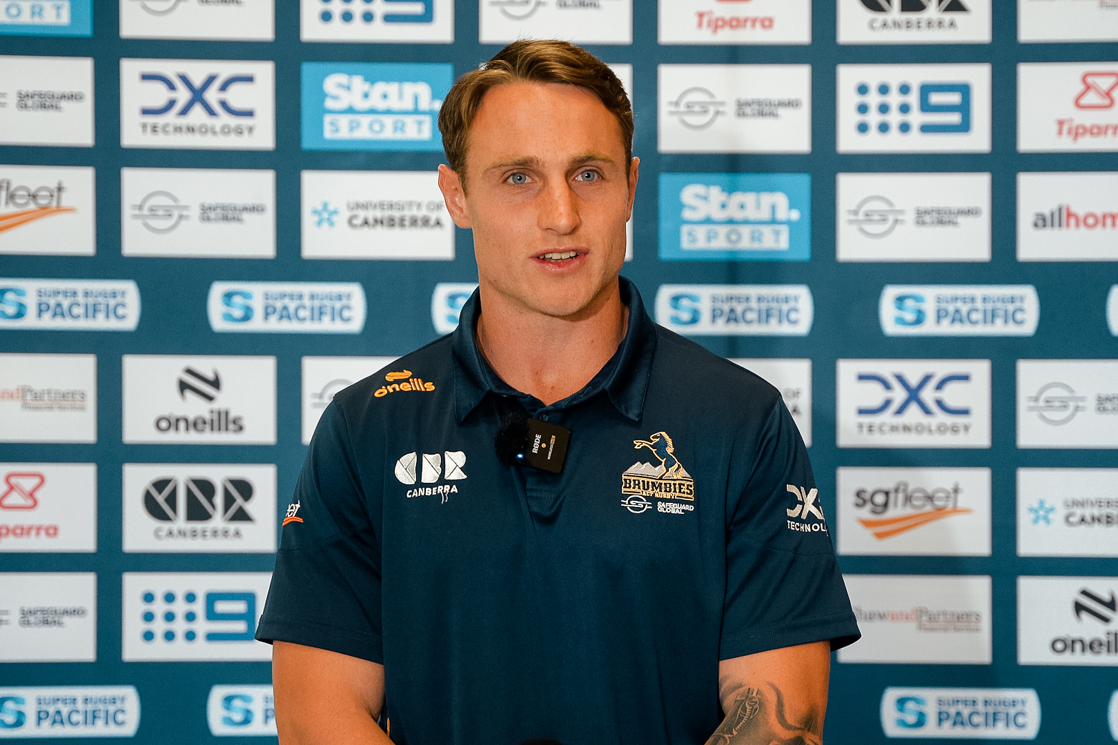 Press Conference: Corey Toole excited to remain at the Brumbies in 2025
