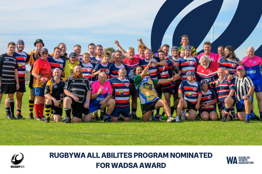 RugbyWA’s All Abilities Program Nominated for WADSA Award