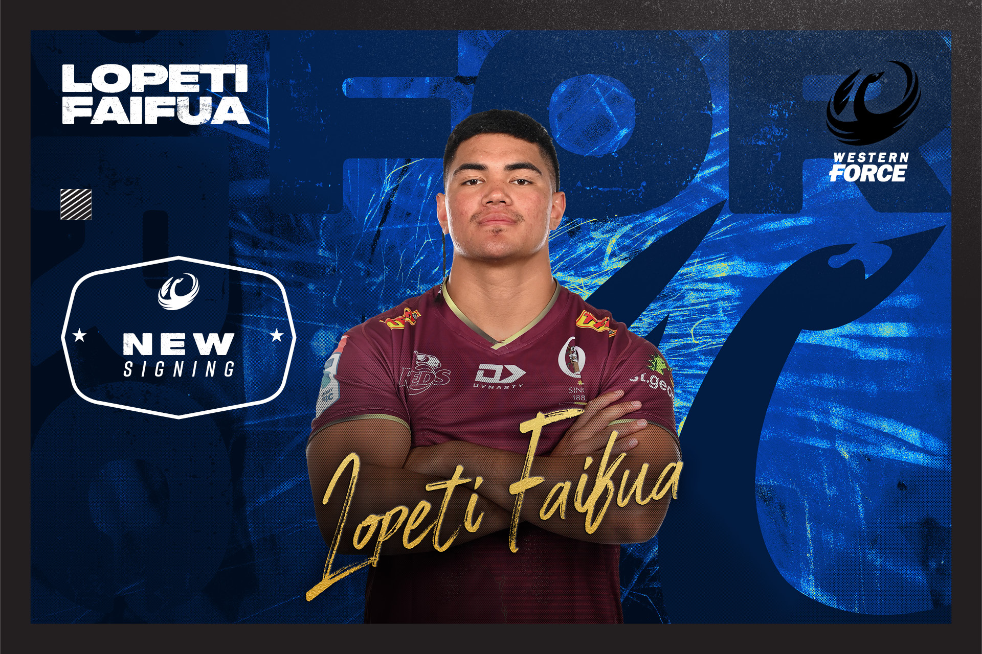 Young Lopeti Faifua boosts Force lock stocks