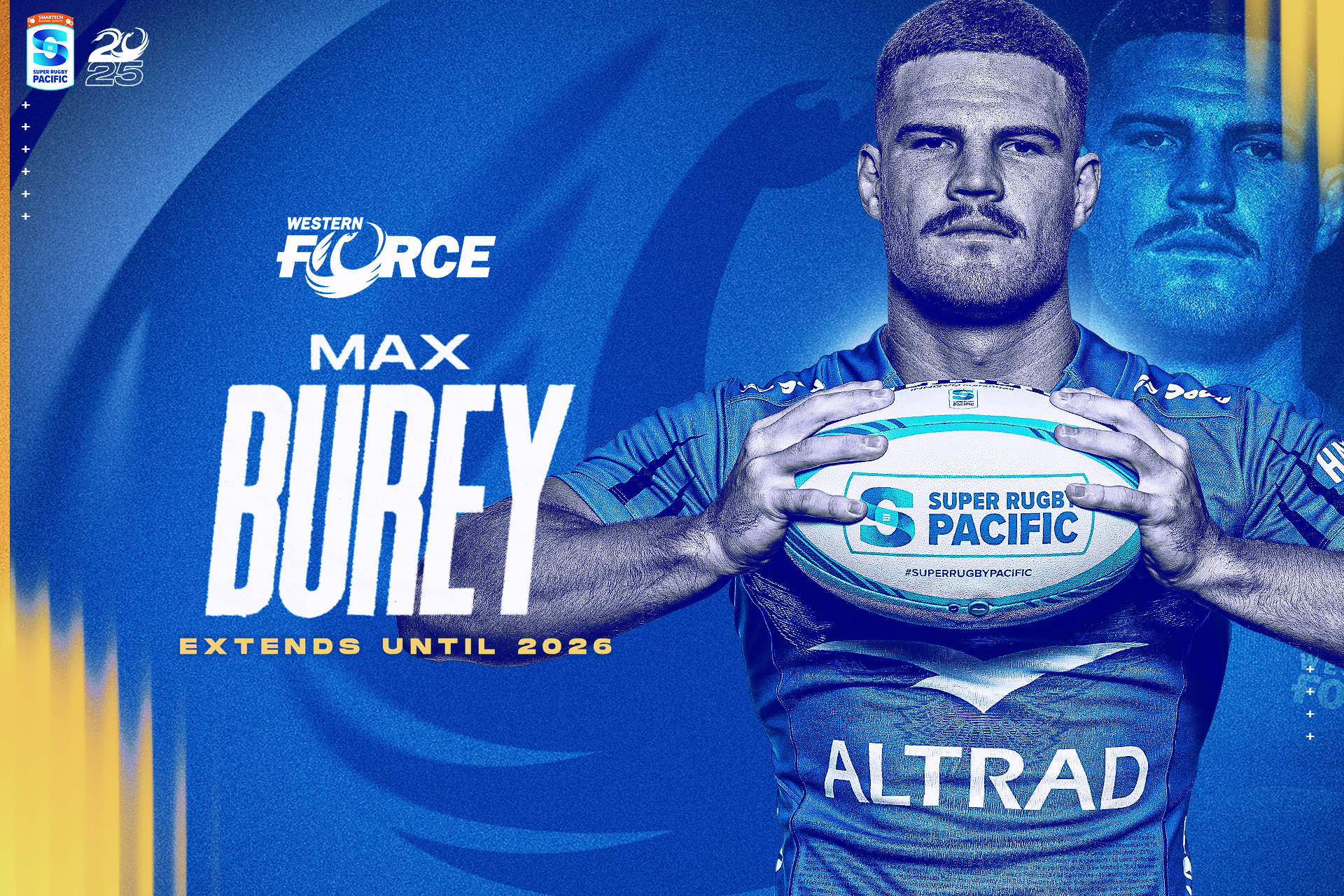 Utility back Burey re-signs with Western Force